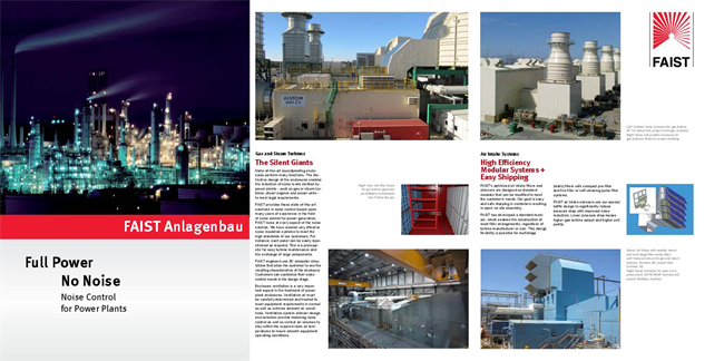 Faist - Retrofits System for Gas Turbine Power Stations - Brochure