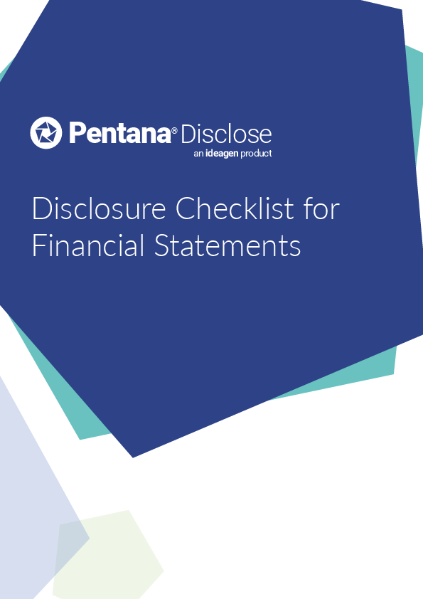 Pentana - Financial Disclosure Checklist Software Brochure