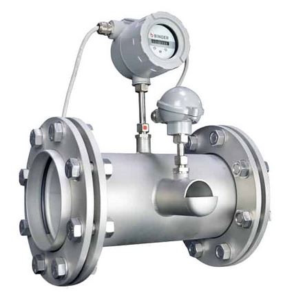 Binder COMBIMASS Flow Meter for Measurement of Syngas