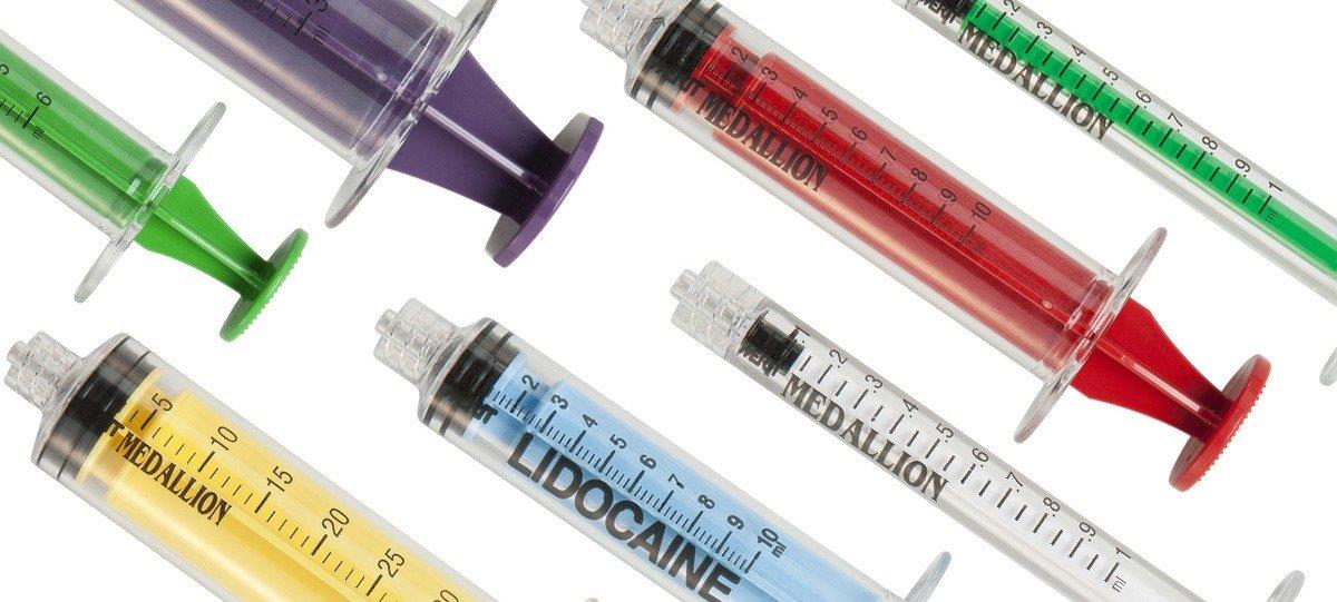 Medallion Sword Handle Syringes