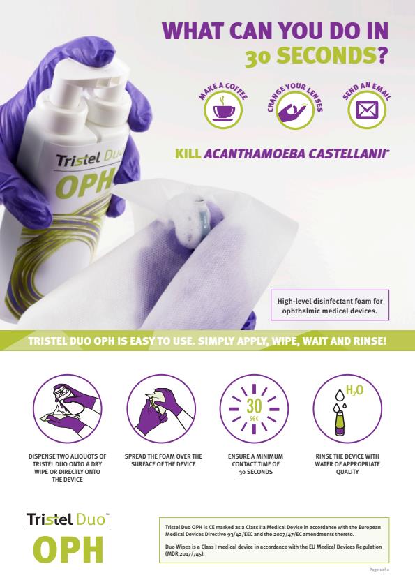 Tristel - Model Duo OPH - Ophthalmic and Optometry Medical Devices ...