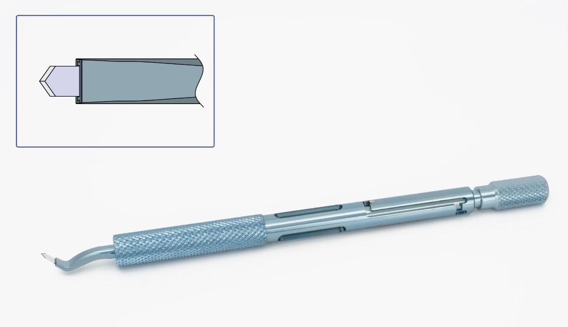 4-406 - Diamond Knives - Angled Retractable Diamond Knife by ...