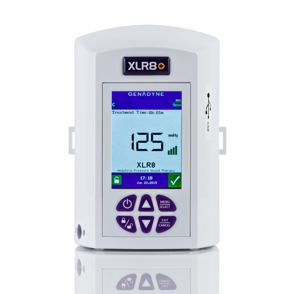 Genadyne - XLR8 Plus - Pump - Negative Pressure Wound Therapy Pump By ...