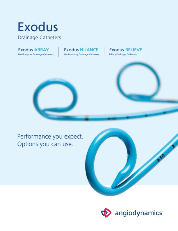 AngioDynamics - Exodus Drainage Catheters - Brochure