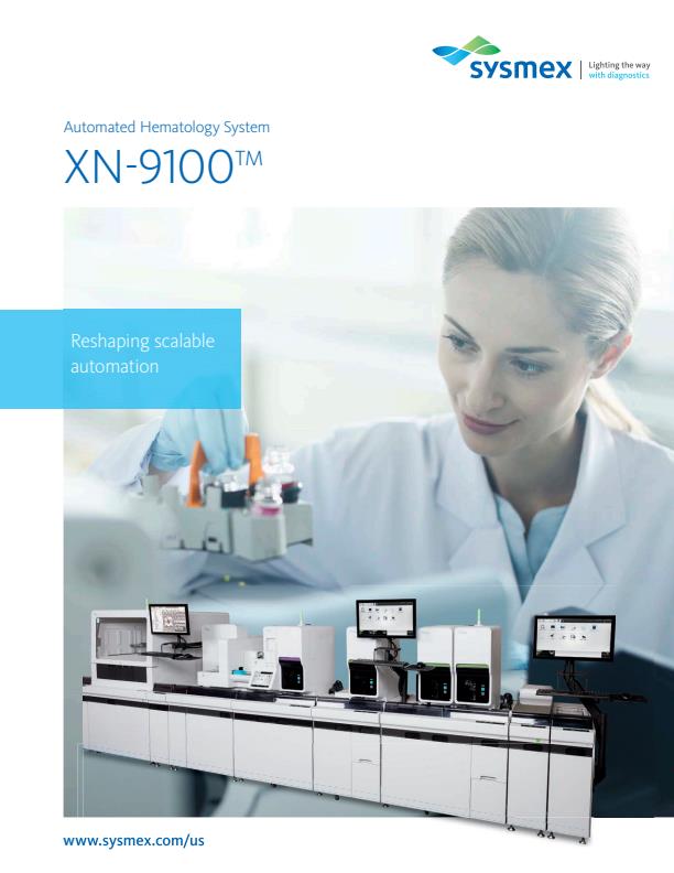 Sysmex - Model XN-9100 - Automated Hematology System - Brochure