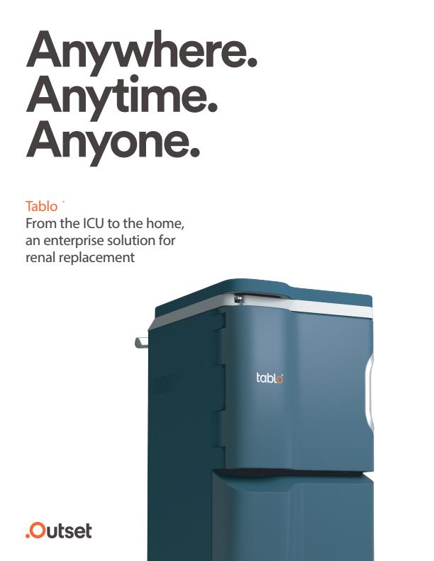 Tablo - Dialysis Machine - Brochure