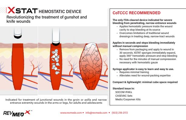 XSTAT - Model 30 GEN 2 - Hemostatic Device - Brochure