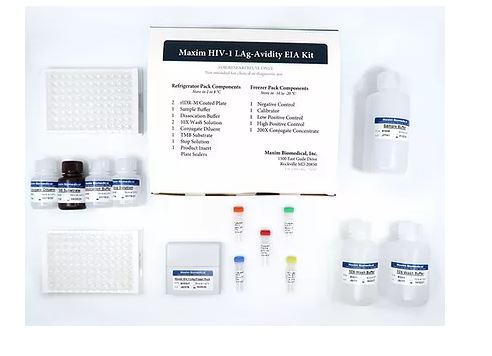 Maxim 92001 Tests HIV-1 Limiting Antigen Avidity (LAg-Avidity) EIA Kit