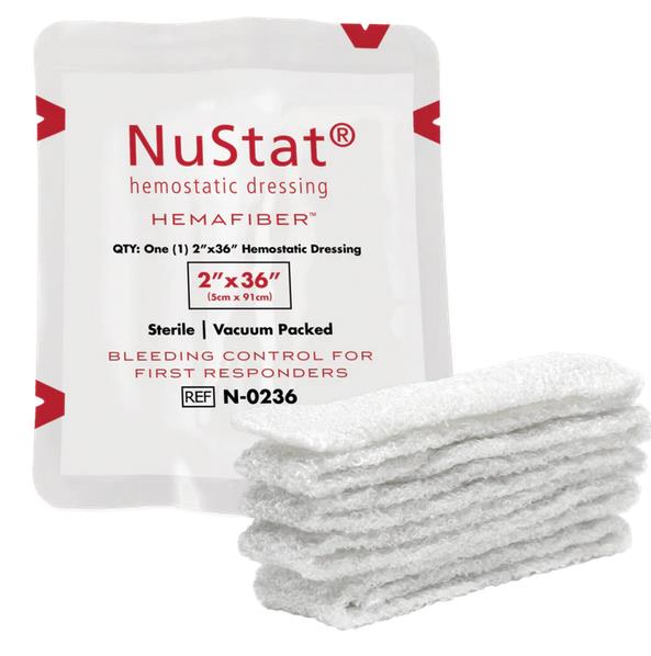 Nustat - 2"X36" Hemostatic Dressing Bundle By Beeken Biomedical