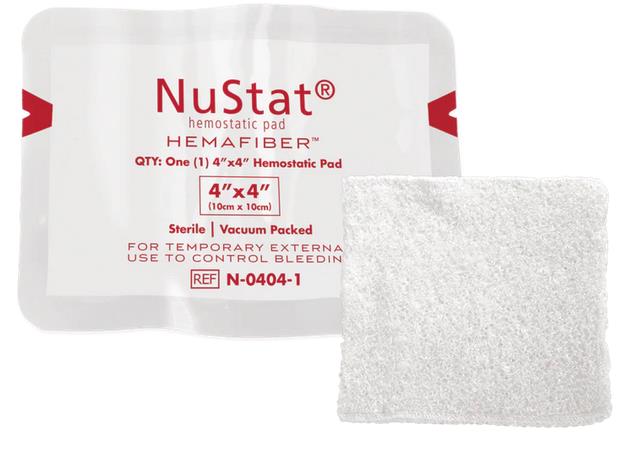 Nustat 4"X4" Hemostatic Pad Bundle