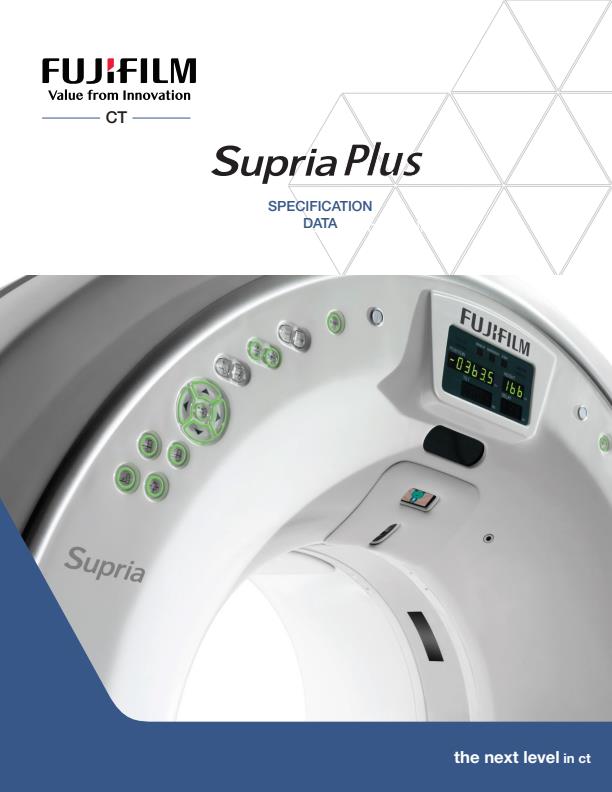 Supria - Model Plus (16/32) - CT Scanning Devices - Specification