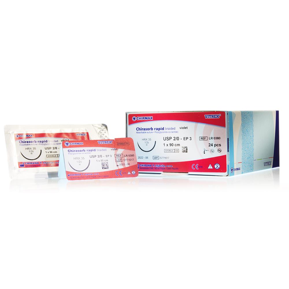 Hawksley - LQ 0012 - Absorbable Sutures - Chirasorb Rapid ...