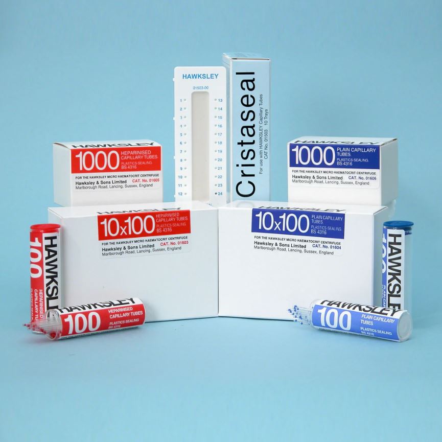 Hawksley 01604-00 75Mm Plain Microhematocrit Capillary Tubes