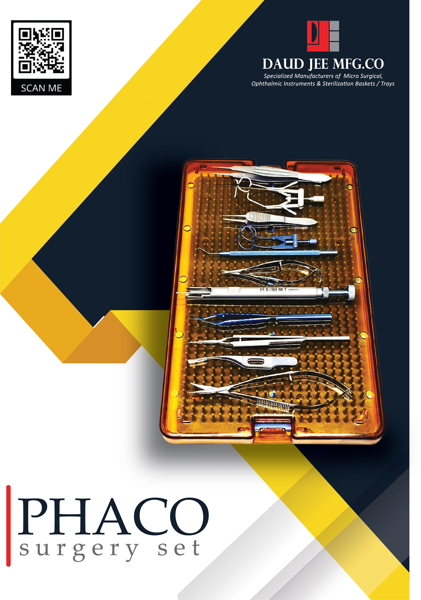 Daud Jee Mfg.Co - Phaco Surgery Set - Ophthalmic ...