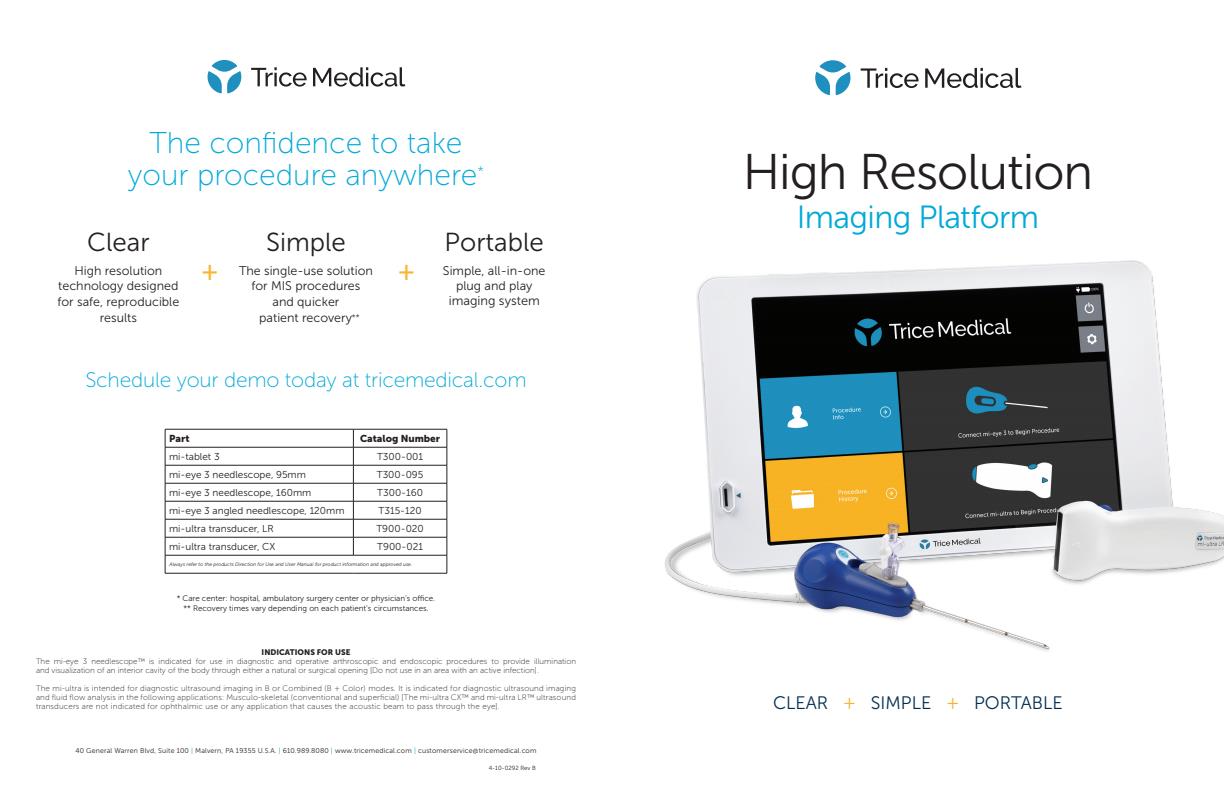 mi-eye - Model 3 - Handheld Diagnostic Scope System - Brochure