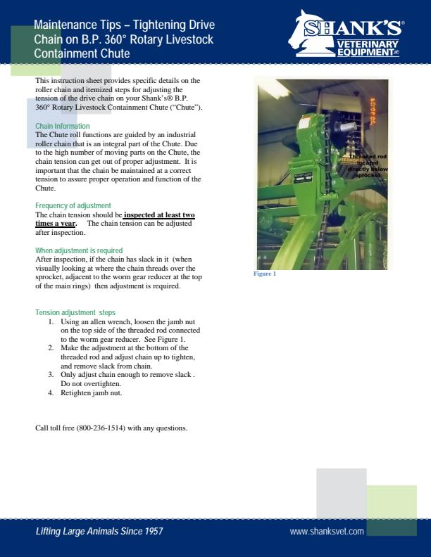 Shank - Model B.P. 360 - Manual/Electric Chute - Brochure