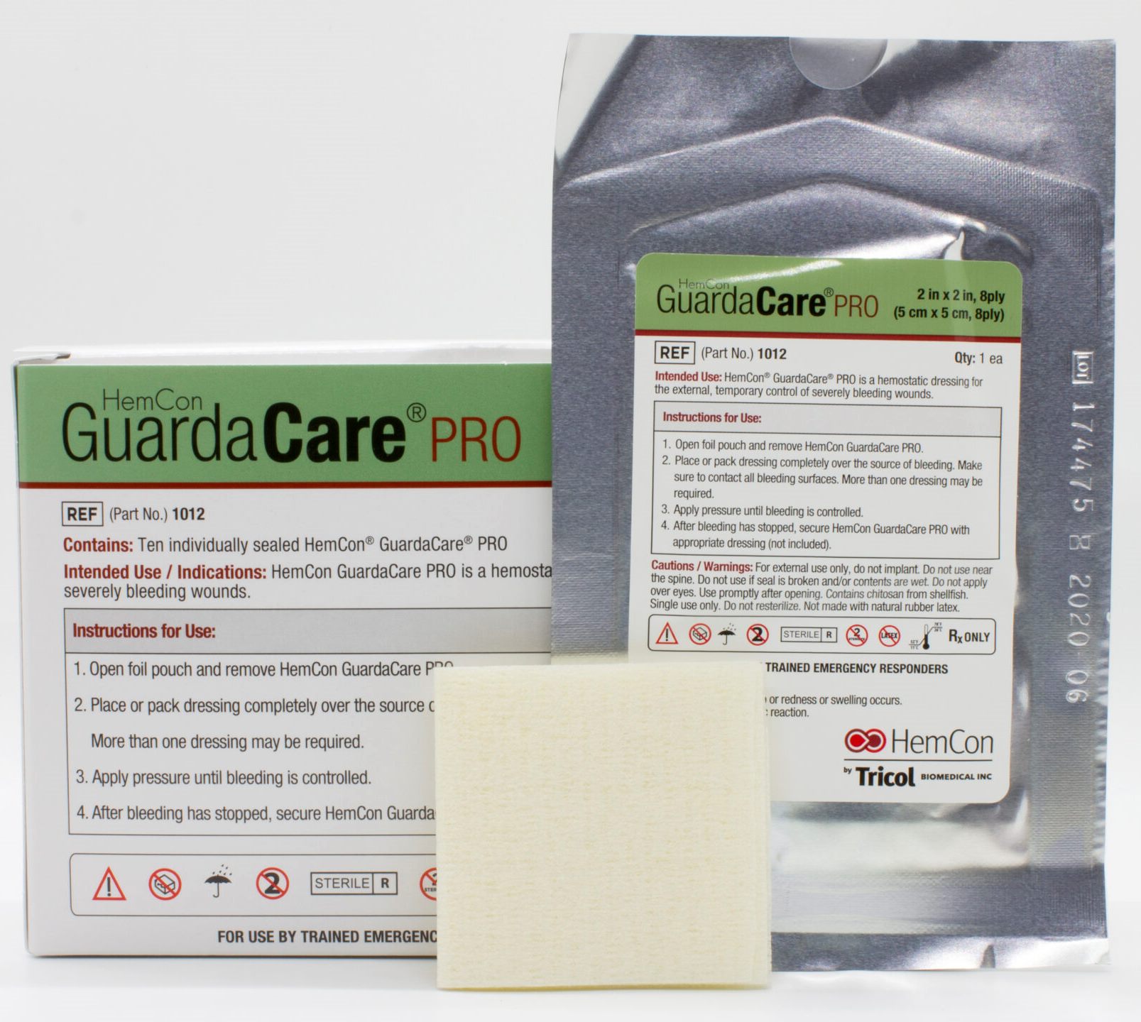 HemCon GuardaCare - PRO - 1012/1013 - Procedural Care