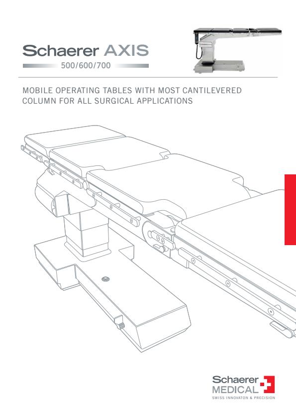 Schaerer AXIS 500-700 - Brochure