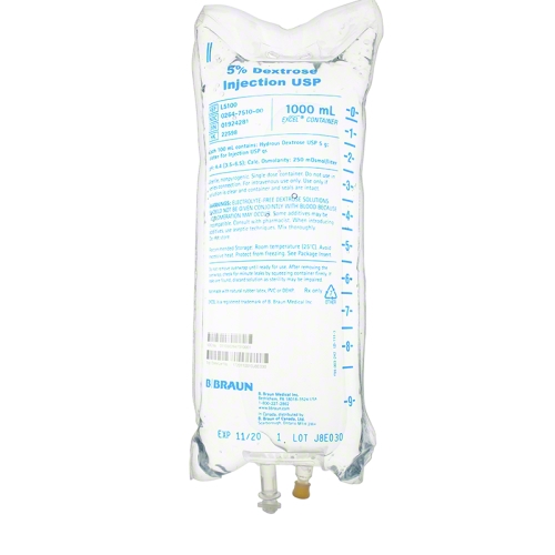 B-Braun EXCEL IV Container 5% Dextrose Injections