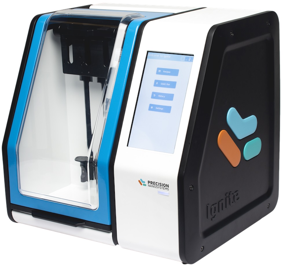 Nanoassemblr Ignite Benchtop Microliter Nanomedicine Formulations ...