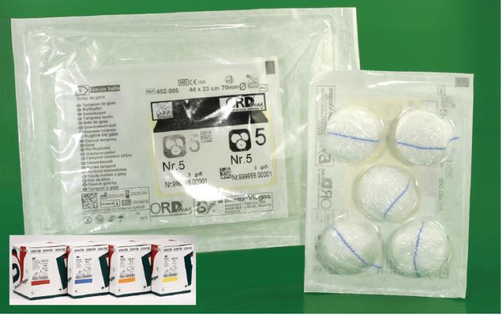 OR Dressings - Sterile Gauze Balls by Bastos Viegas, SA
