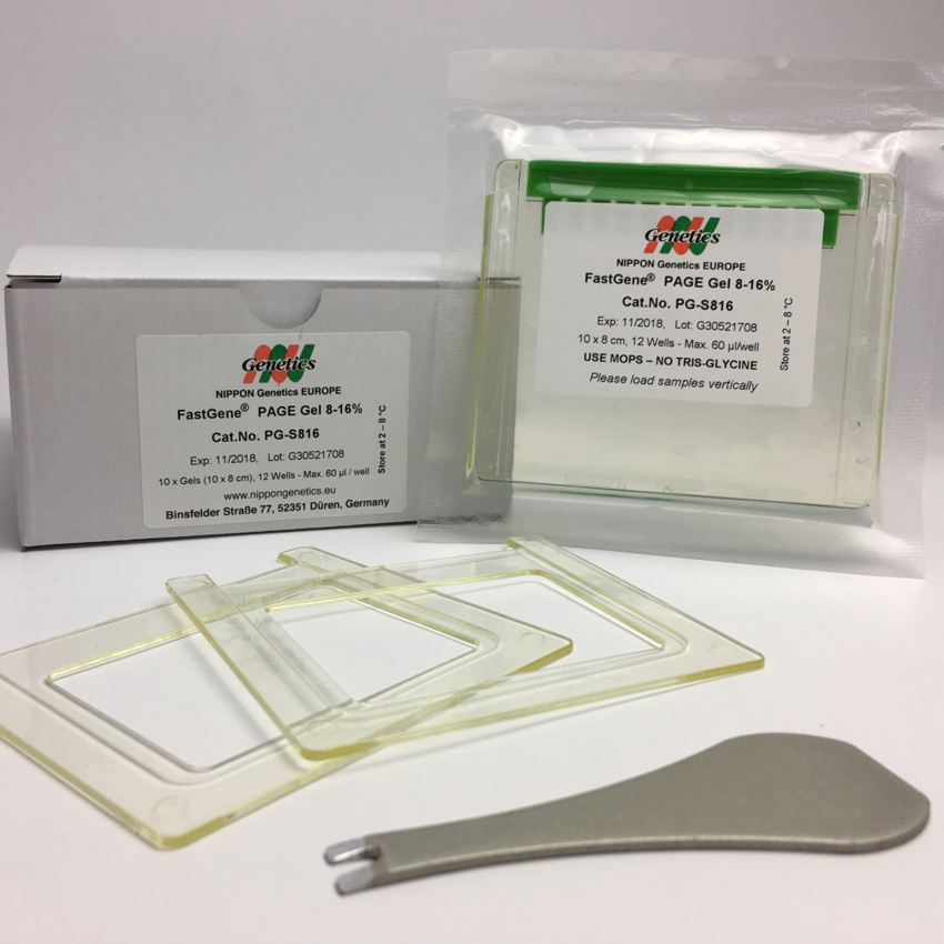 FastGene® PAGE PG-S816 Gradient Precast Protein Gel, 10x8, 8-16%, 12well