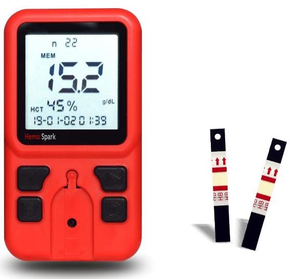 Sensa Core - Hemo Spark - Hemoglobin Meter - Hemoglobin Meter ...