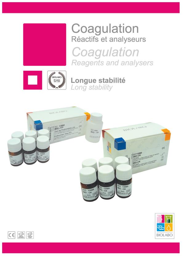 Coagulation Reagents and Analysers- Brochure