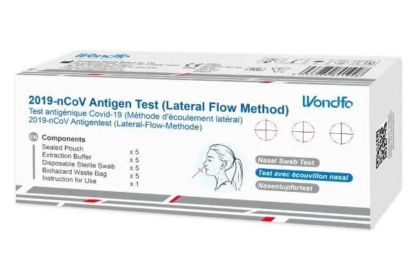 Wondfo W634P0025 Covid-19 Lateral Flow Antigen Test