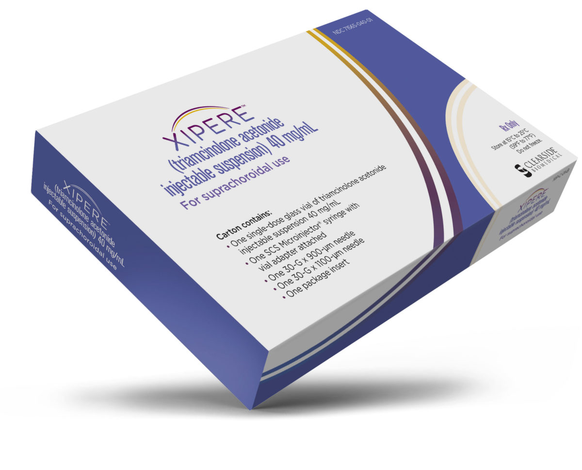 Clearside XIPERE - Triamcinolone Acetonide Injectable ...