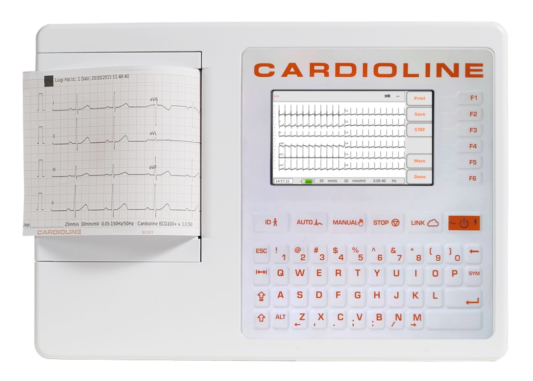 Cardioline - ECG100S - Resting ECG - 12 Lead ECG Device by ...