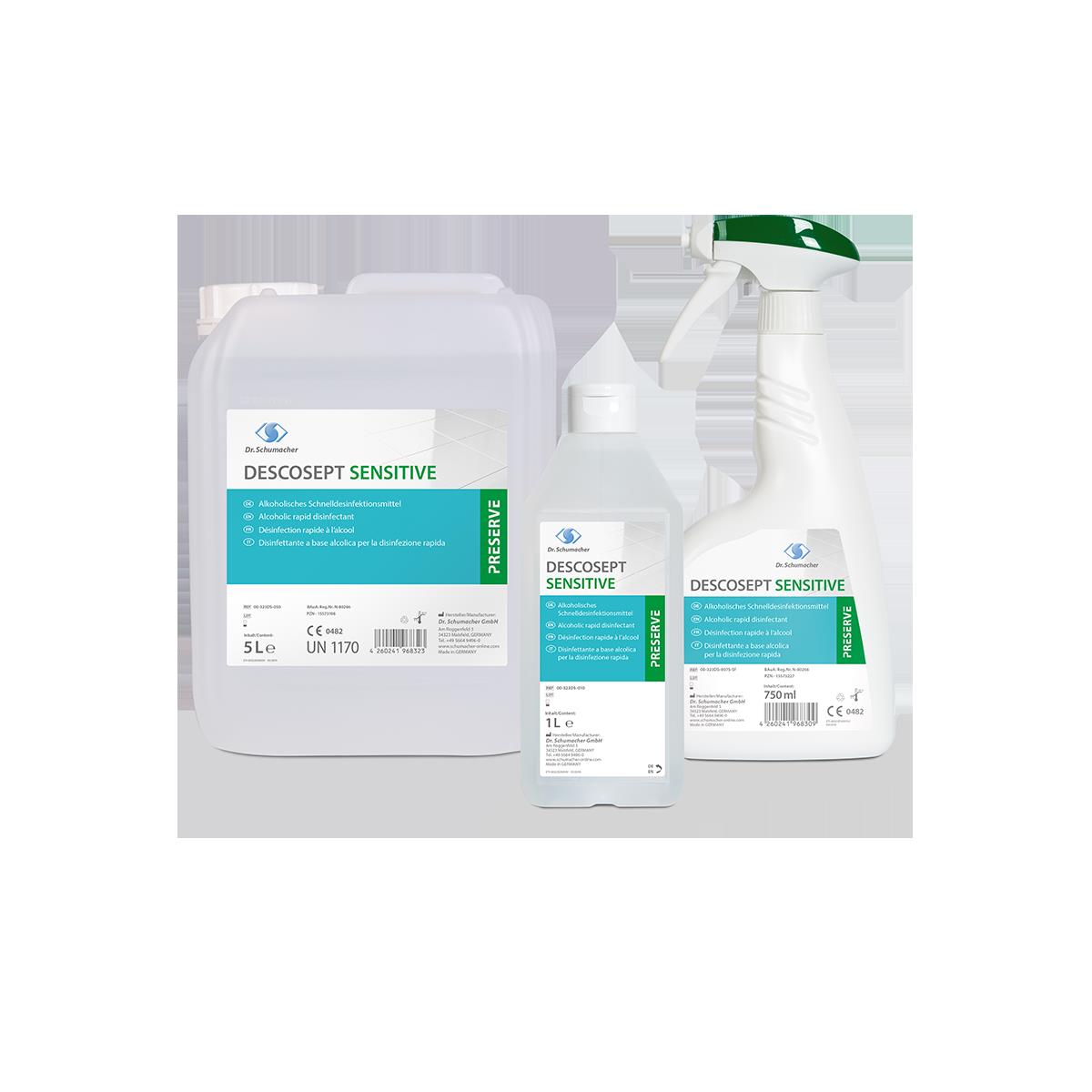 Schumacher DESCOSEPT SENSITIVE Alcoholic Rapid Disinfectant