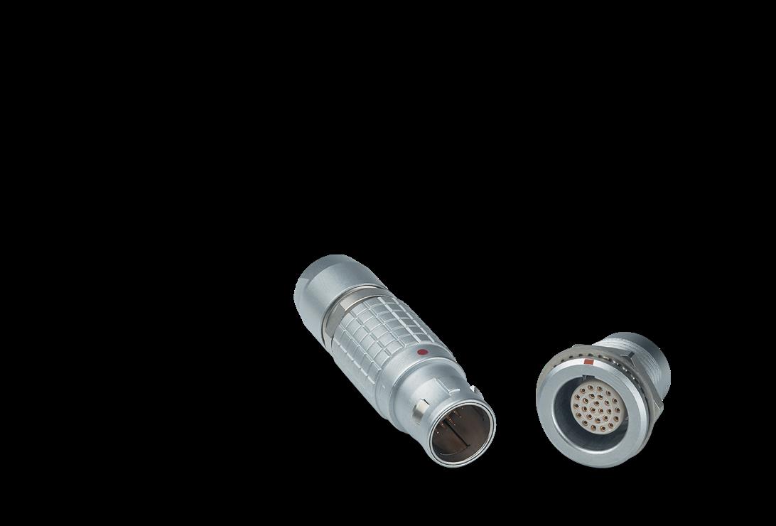 B Connector Standard Self-Latching Multipole Connectors With Alignment Key.