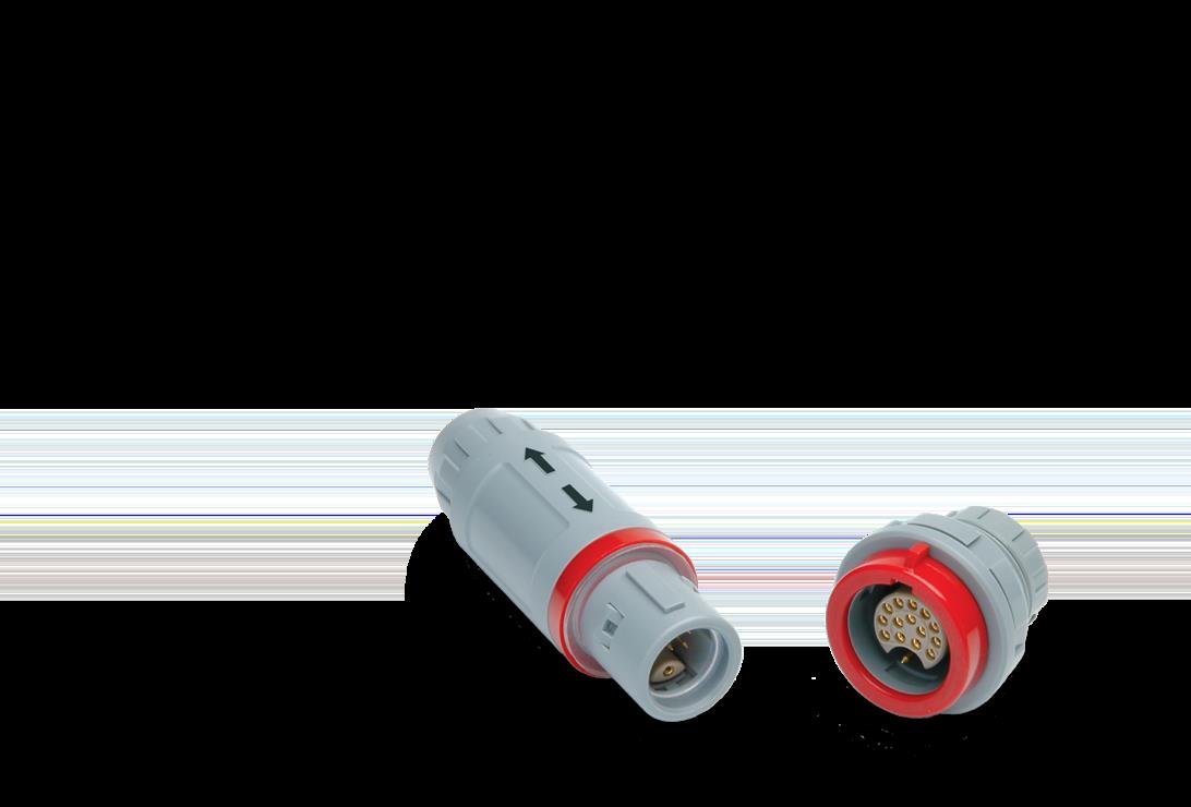 LEMO - Redel P - Plastic Connector - Self-Latching Plastic ...