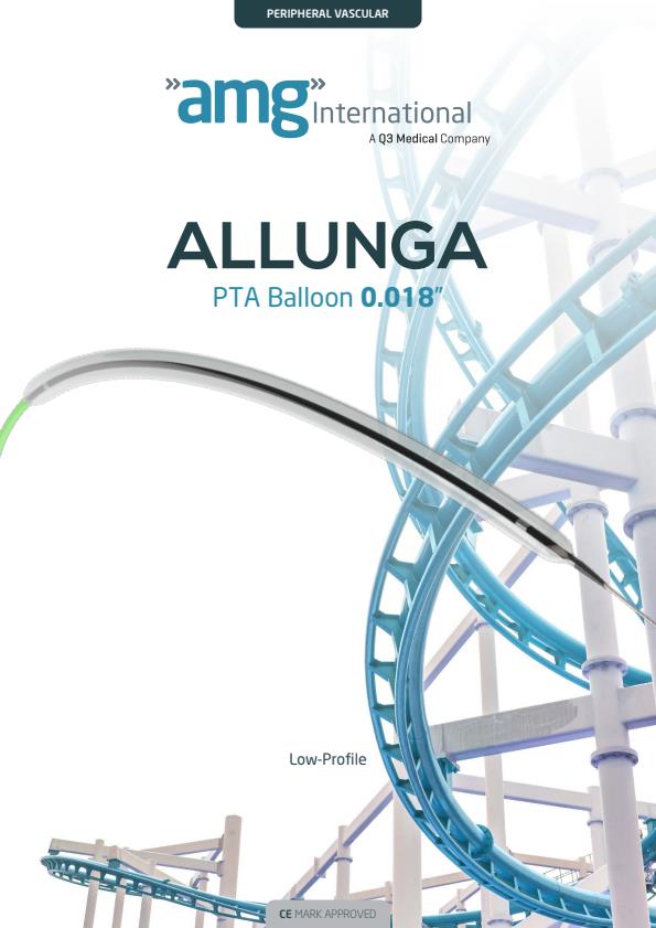 Allunga - Model PTA - 0.018" Balloon Catheter - Brochure