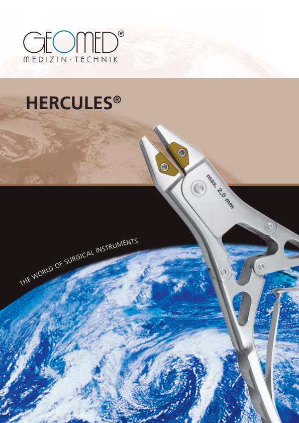 GEOMED HERCULES - Wire Cutters - Brochure