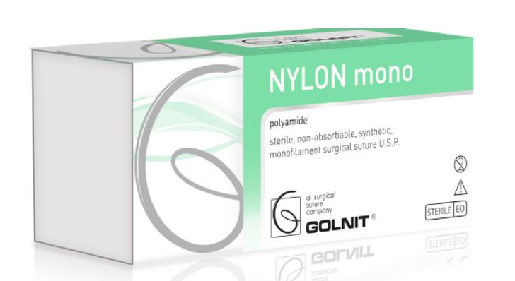 Golnit - Non-Absorbable Sutures - Nylon Monofilament Suture By Golnit Ltd.