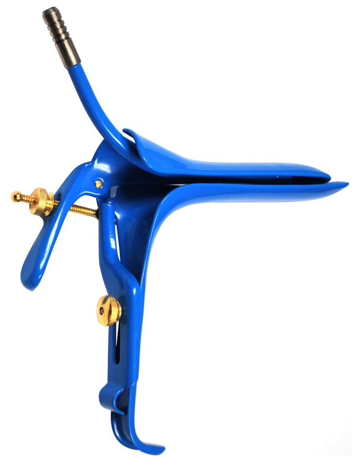 Graves BR71-11022 Vaginal Speculum - LEEP Blue Coated