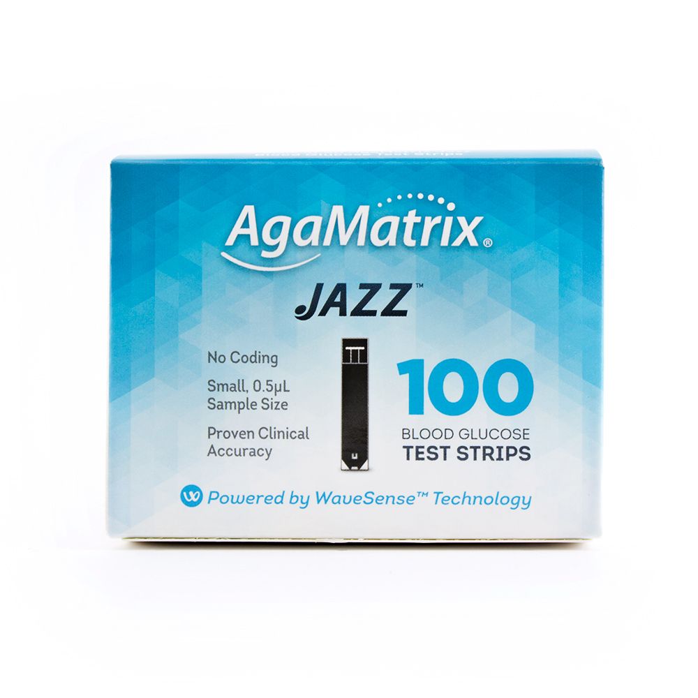 AgaMatrix - Jazz 100ct - Test Strips - Test Strips by ...