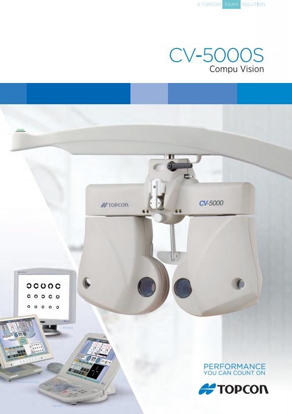 LOMBART Topcon - Model CV-5000S - Digital Refraction System - Brochure