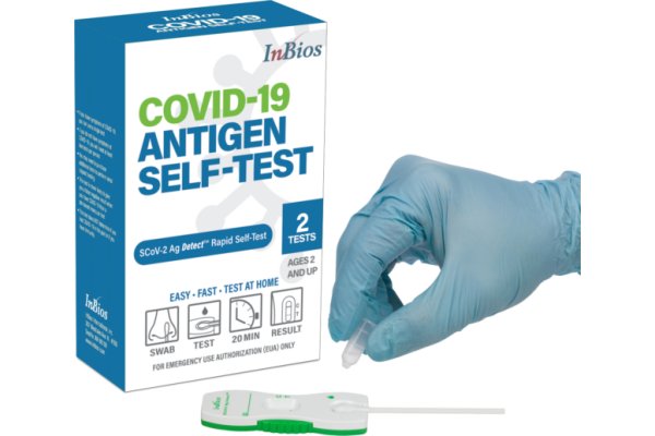 Inbios Scov-2 Ag Detect Rapid Self-Test Kit