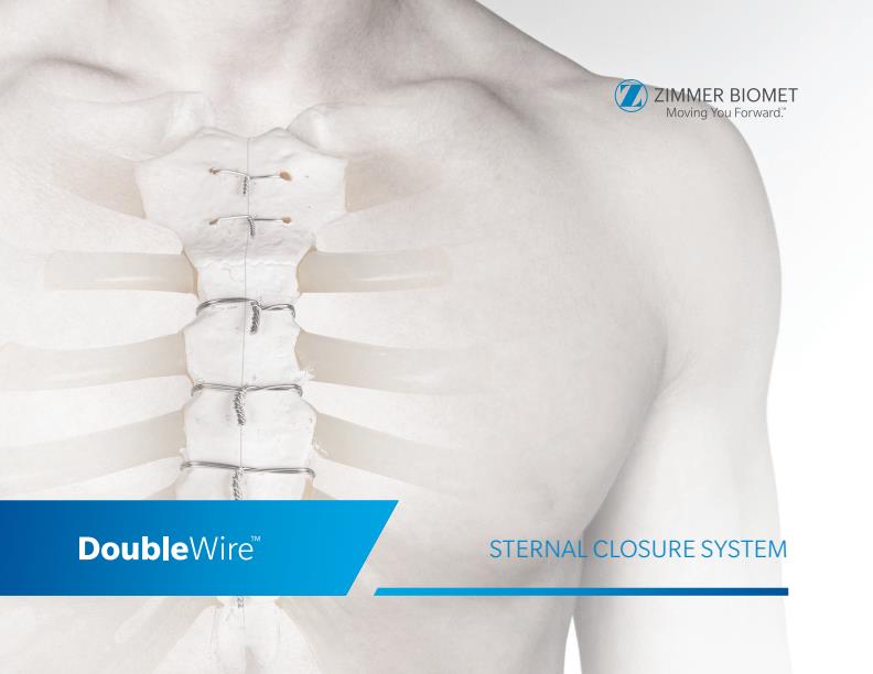 DoubleWire - Sternal Closure System - Brochure