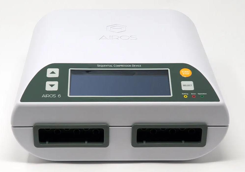 Airos 6 6-Chamber Sequential Compression Device For Medicare Population