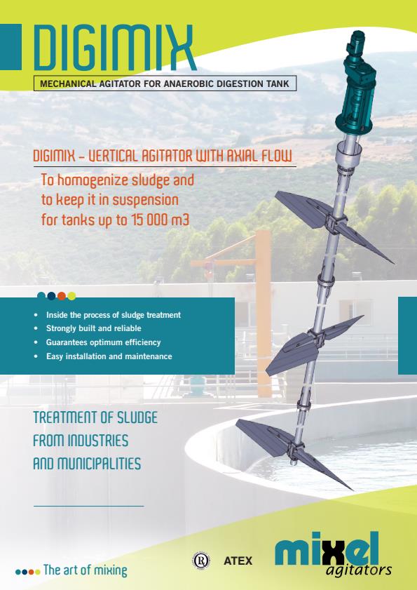 MIXEL DIGIMIX - Industrial Agitator for Digestion Tank - Brochure