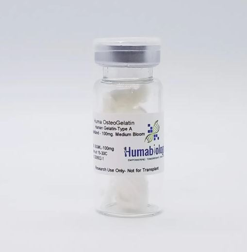 Huma OsteoGelatin ~225g (BGML) Human Gelatin, Lyophilized, Medium Bloom