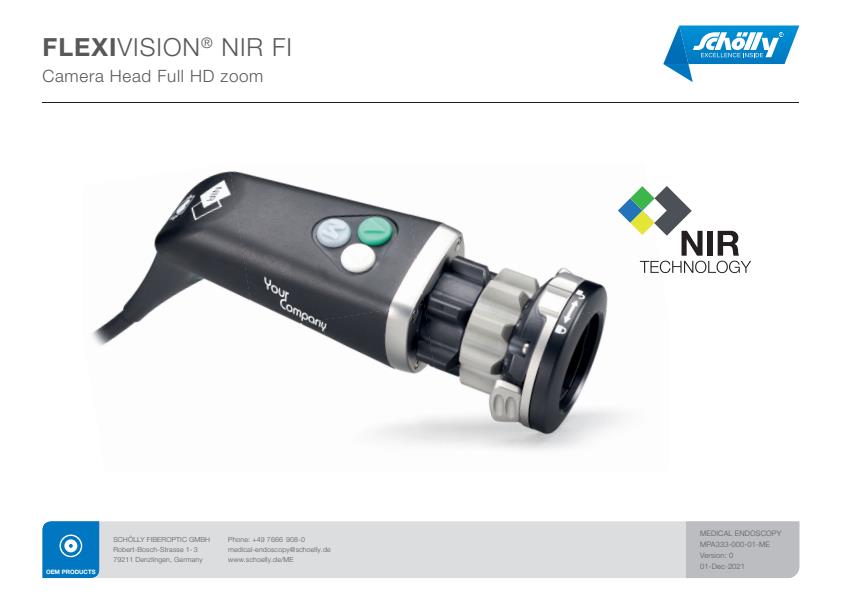 Flexilux - Model NIR FI - LED Light Source and Light Guide - Datasheet