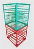 FWF 6544D Layered Horizontal Stacking Rack With Door For 25 D/E Cylinders