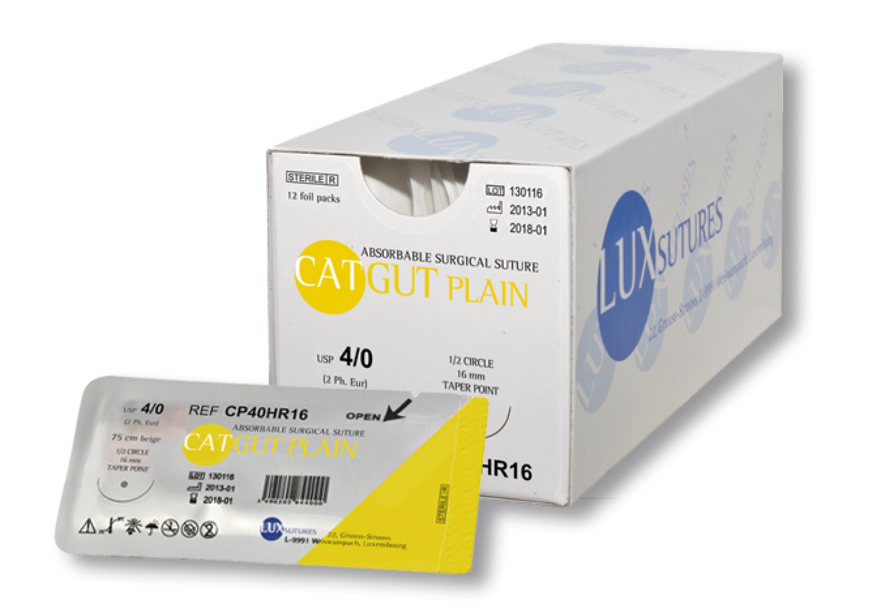 Luxsutures Plain Catgut Absorbable Surgical Suture
