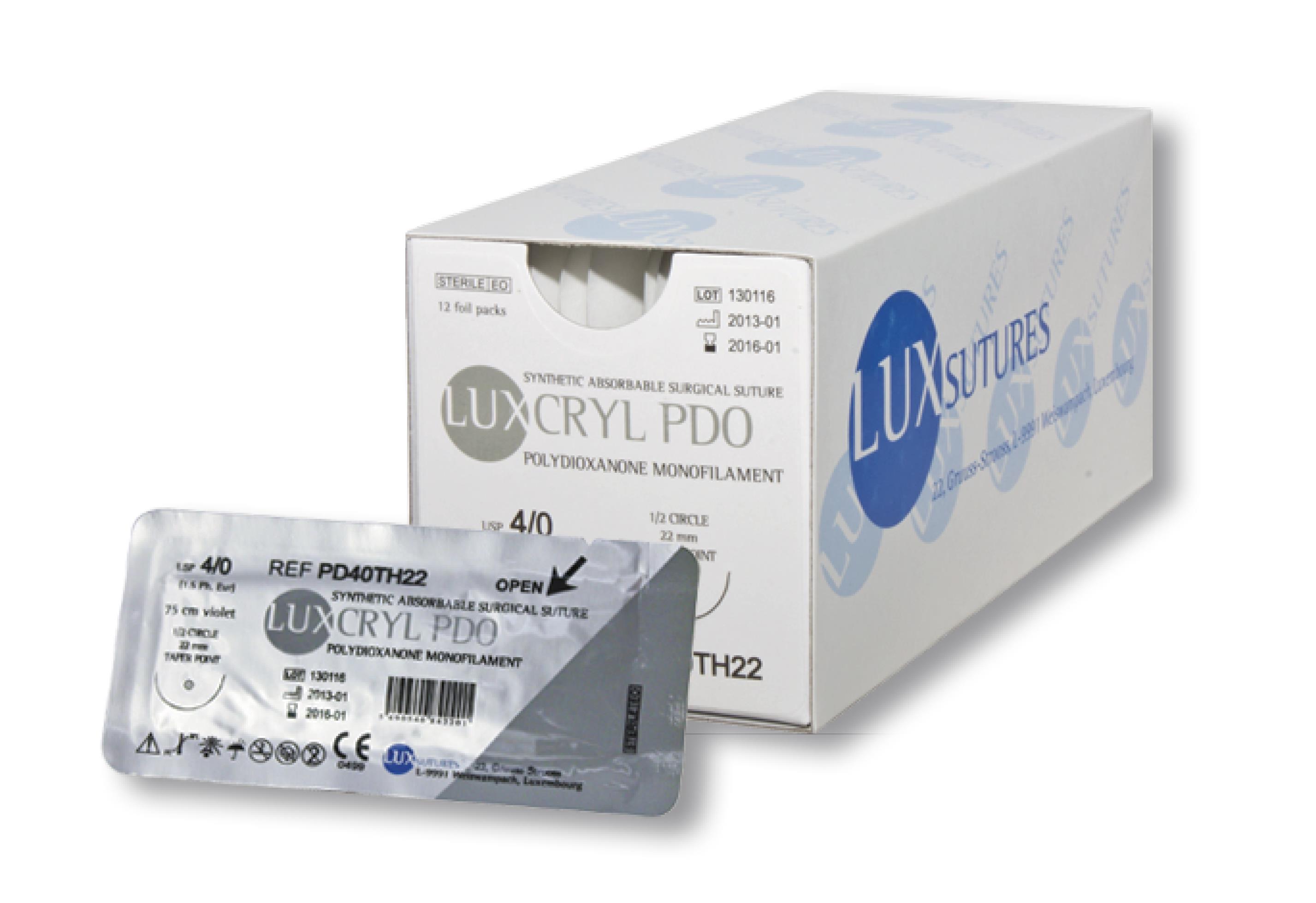 Luxcryl PDO Synthetic Absorbable Surgical Suture Polydioxanone Monofilament