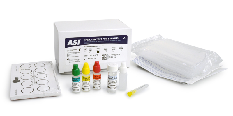 ASI - Serology Kits - RPR Card Test Kit for Syphilis by ...